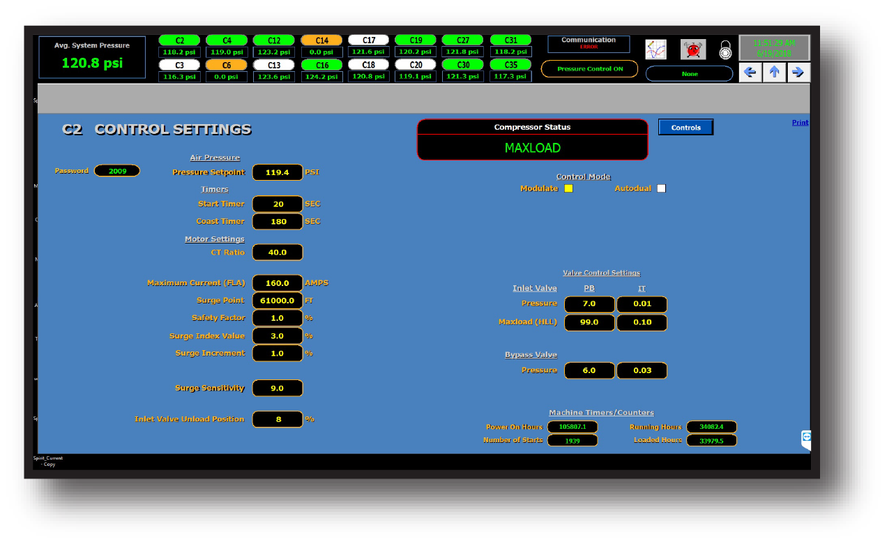 Compressor Control & Monitoring System - A.C.E. Compressor Parts ...